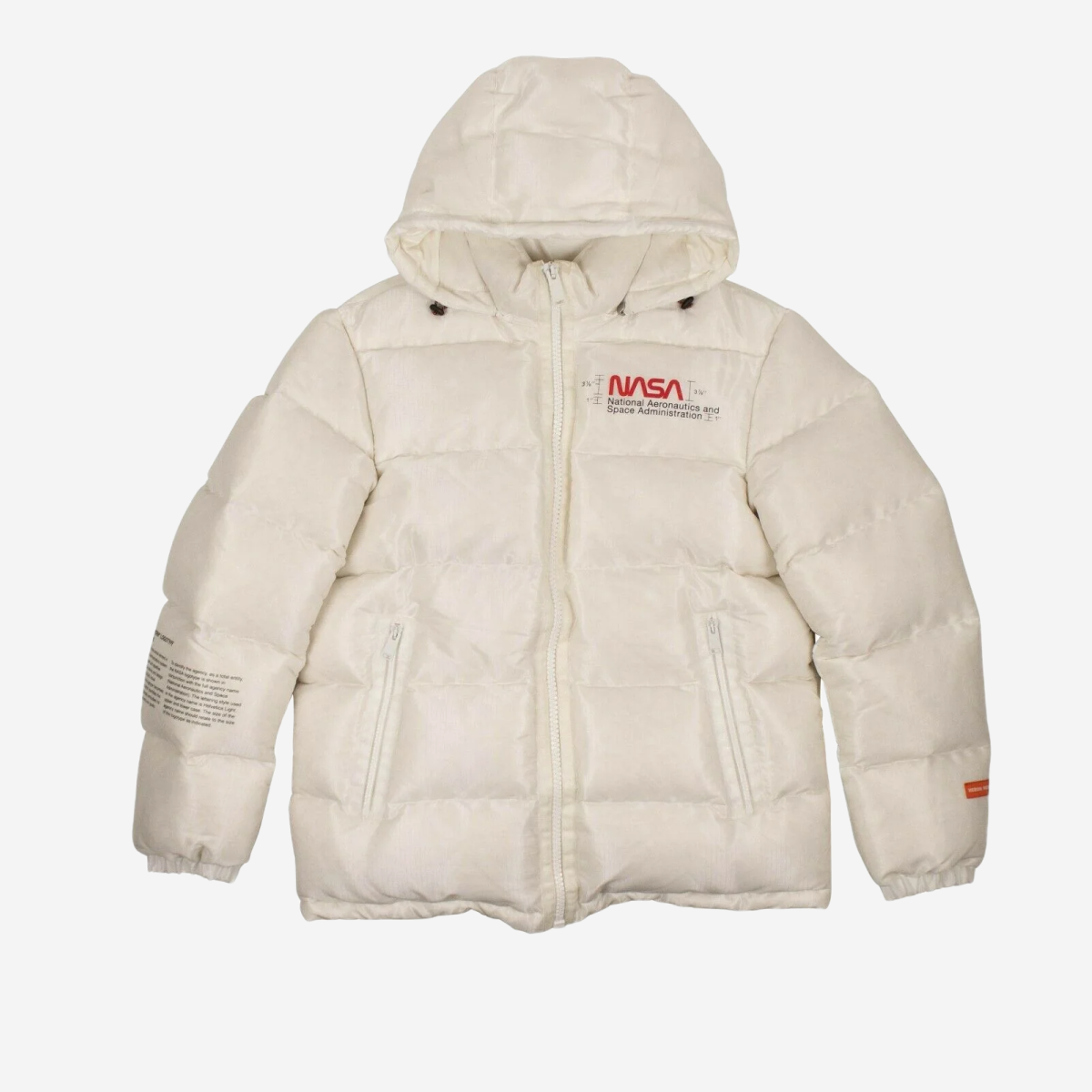 Чоловіча куртка HERON PRESTON WHITE DOWN NASA PUFFER COAT| Бренд Heron ...